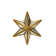 The Seasonal Aisle Antique Gold Mercury Glass Star Stocking Hook | Wayfair.co.uk